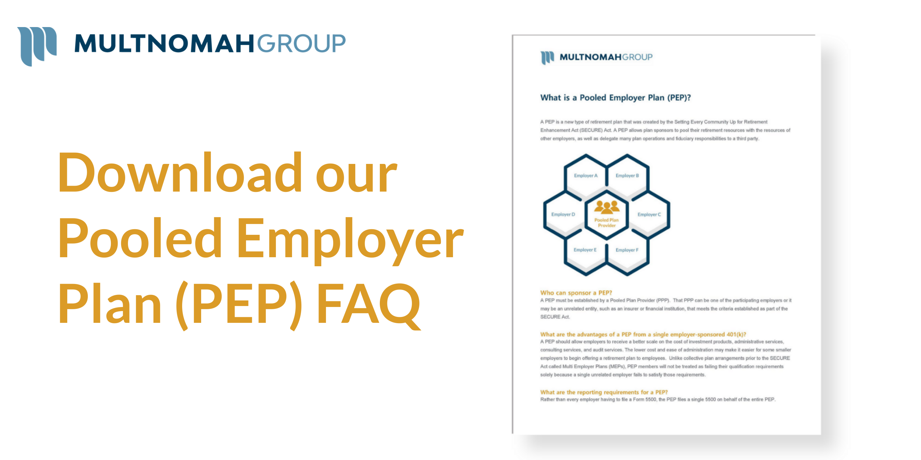 Pooled Employer Plans (PEPs) Pooled Employer Plans (PEPs)